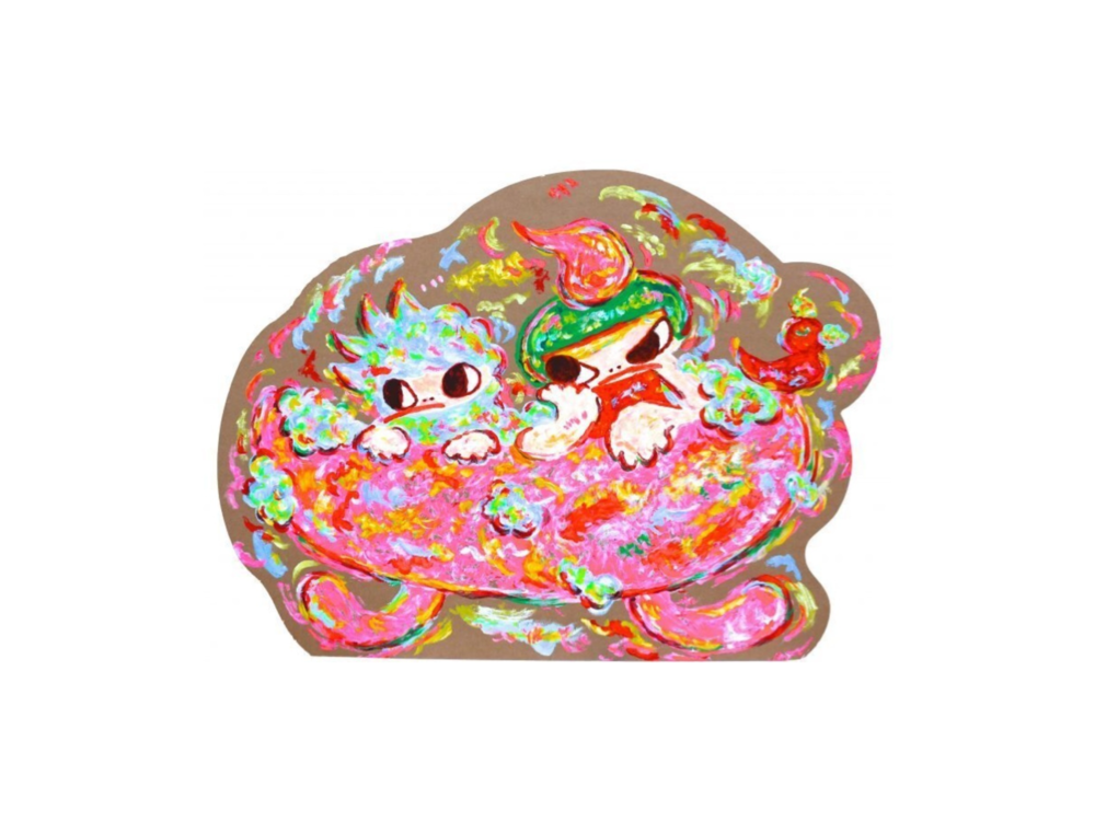 Ayako Rokkaku Gallery Delaive Print On Cardboard | archives