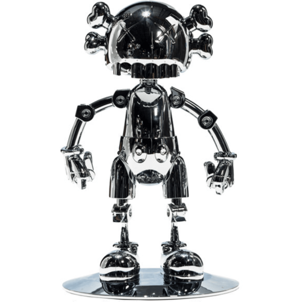KAWS Hajime Sorayama No Future Companion Silver Chrome– archives